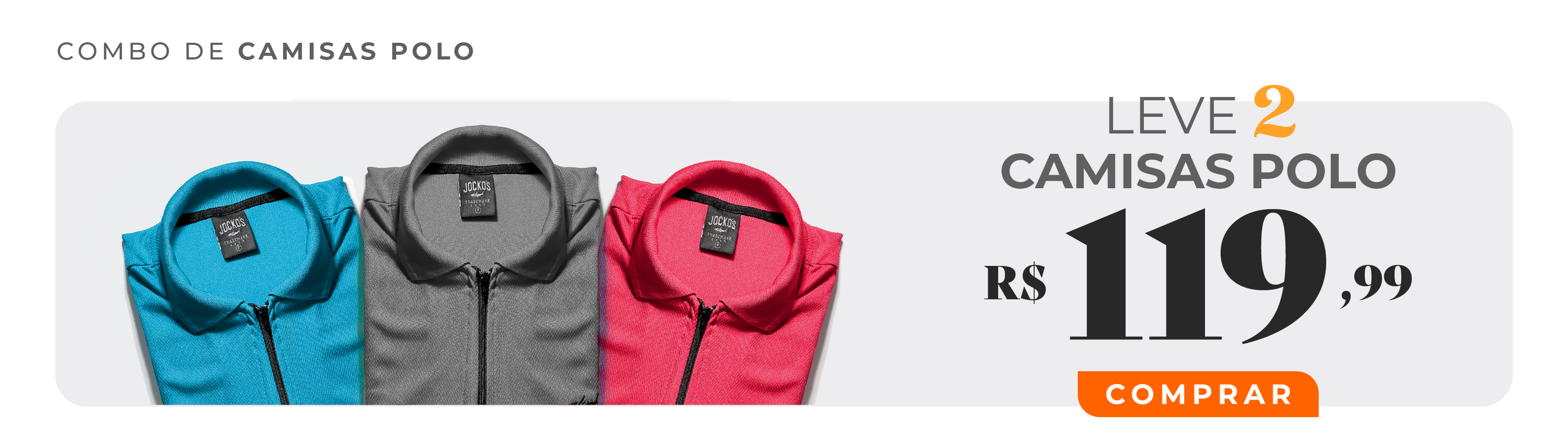 COMBO DE CAMISAS POLO MASCULINAS